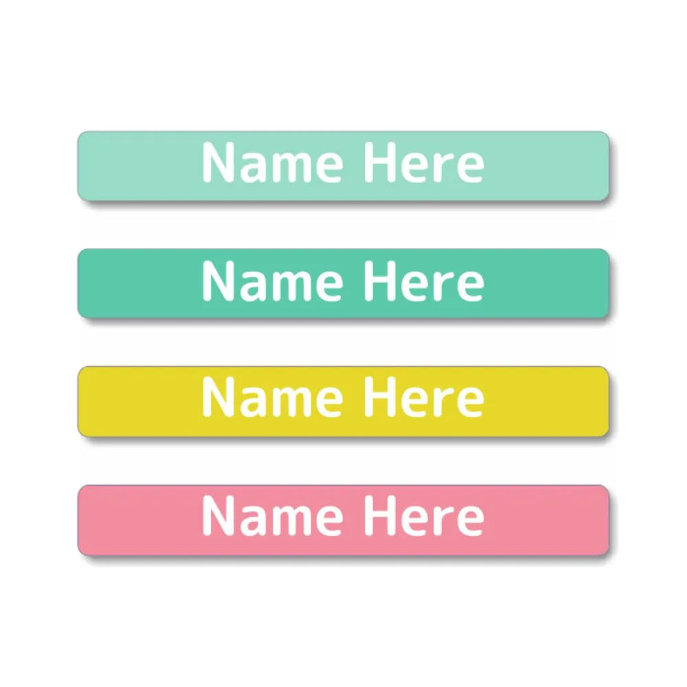 Pastels Mini Name Labels – Dinkleboo UK