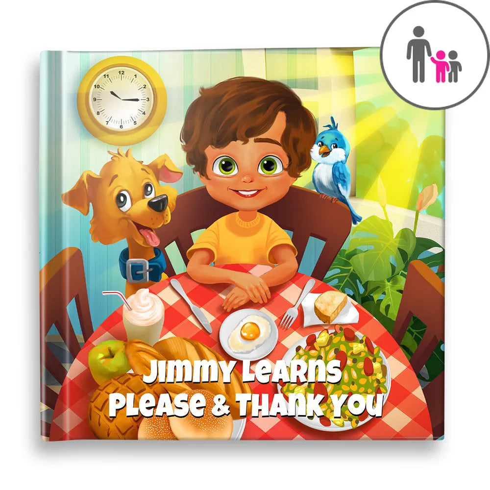 Learns Please and Thank You Personalised Story Book – Dinkleboo UK