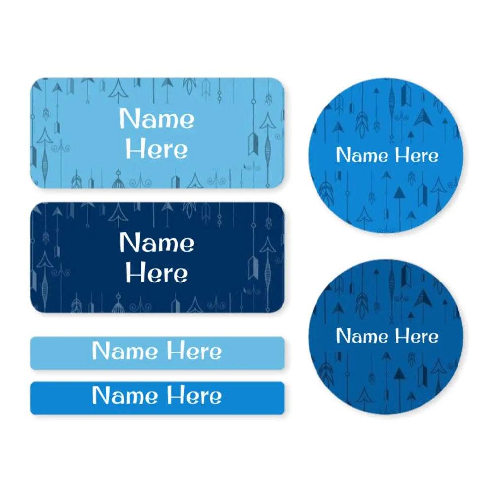 Arrows Mixed Name Label Pack – Dinkleboo UK