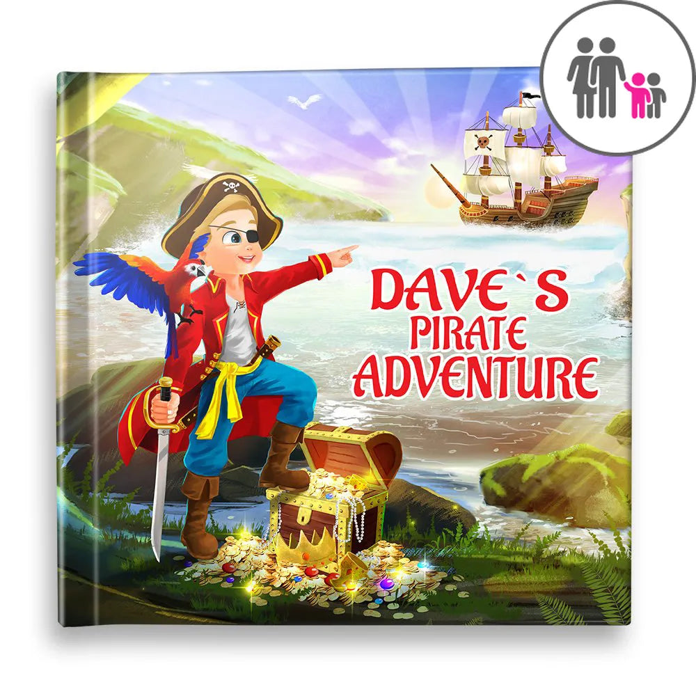 Pirate Adventure Personalised Story Book – Dinkleboo UK