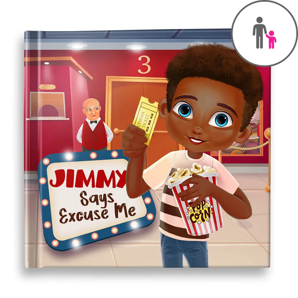 “Says Excuse Me" Personalised Story Book – Dinkleboo UK